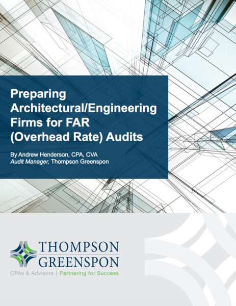 Overhead Rate Audits & FAR Compliance - Thompson Greenspon